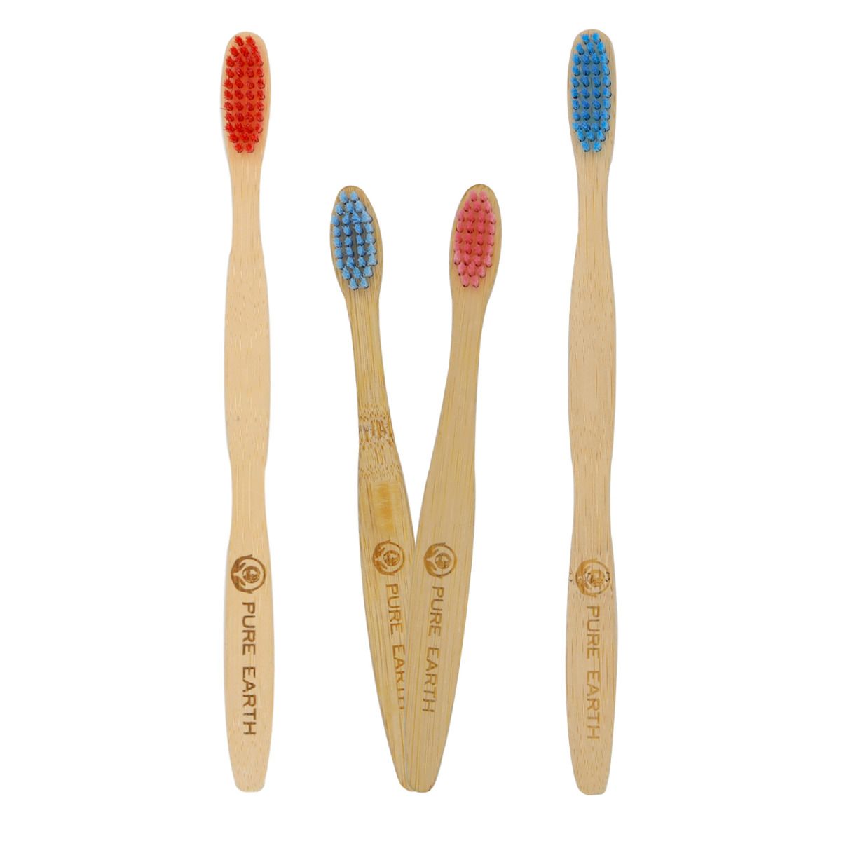 Vegan Friendly Bamboo Toothbrush - Family Pack | Plastic-free ...