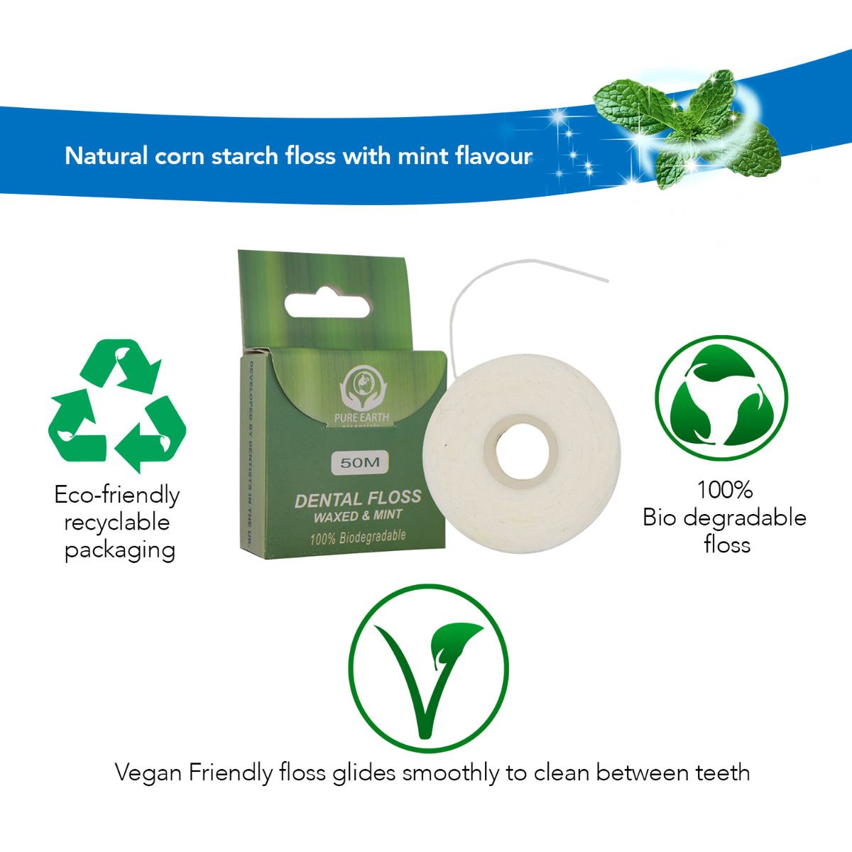 Biodegradable Dental Floss | Vegan Friendly | Eco-friendly Dental Floss ...